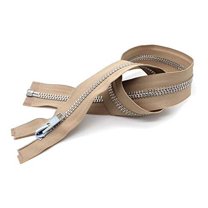 YKK Parka Two-Way Separating Zipper #10 Aluminum Metal Dual Heavy Duty ...