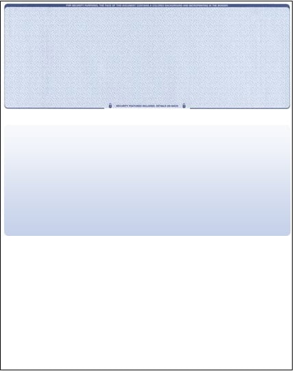 Compuchecks 25 Computer Check Paper - Blue Diamond - Top Blank Stock ...