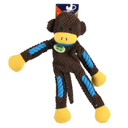 Vibrant Life Tough Buddy Rope Monkey Dog Toy, Chew Level 5 - Walmart.com