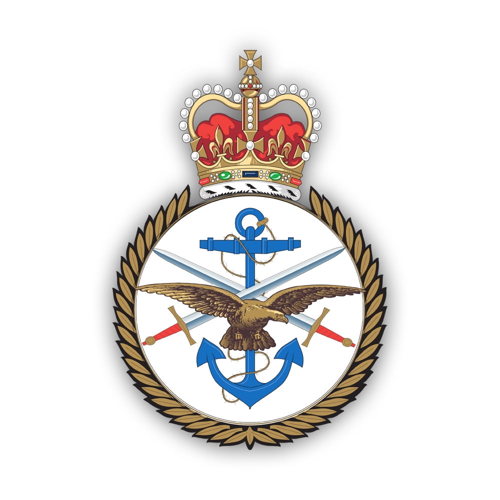 British Armed Forces Ministry of Defence Badge Sticker Decal - Self ...