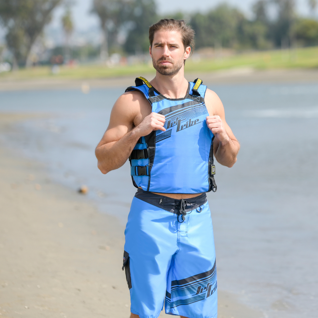 UR-20 Pivot Vest | Aqua Blue | Comfort EVA Foam | Comp PFD Life Vest (L ...