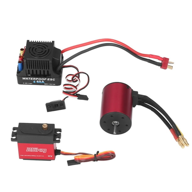 Brushless Motorand ESC,RC Brushless Motor Kit KV Motor KG Servo ...