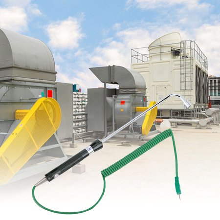 K Type Thermocouple, Retractable Cable Durable Wide Range Thermocouple ...