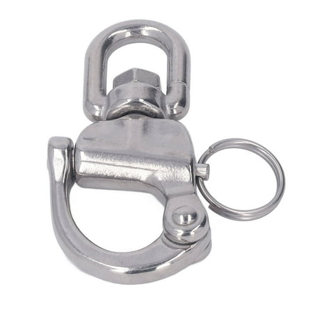 Quick Release Hook, Snap Shackle Polished Surfaces Stainless Steel 360 ...