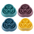 1pc Dog Slow Food Bowl Plastic Anti-Choking Slow Eating Cloud Shape ...
