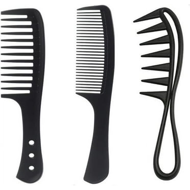 2PCS Wide Tooth Comb for Curls - Large Tooth Detangling Comb for Wet ...