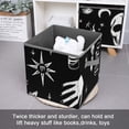 10.6in Folding Storage Box Solid Material Handle On Both Sides For Easy ...
