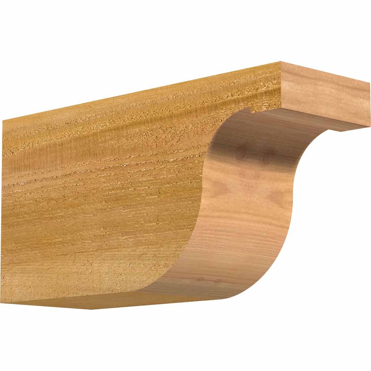 4"W x 6"H x 12"L Del Monte Rough Sawn Rafter Tail, Western Red Cedar ...