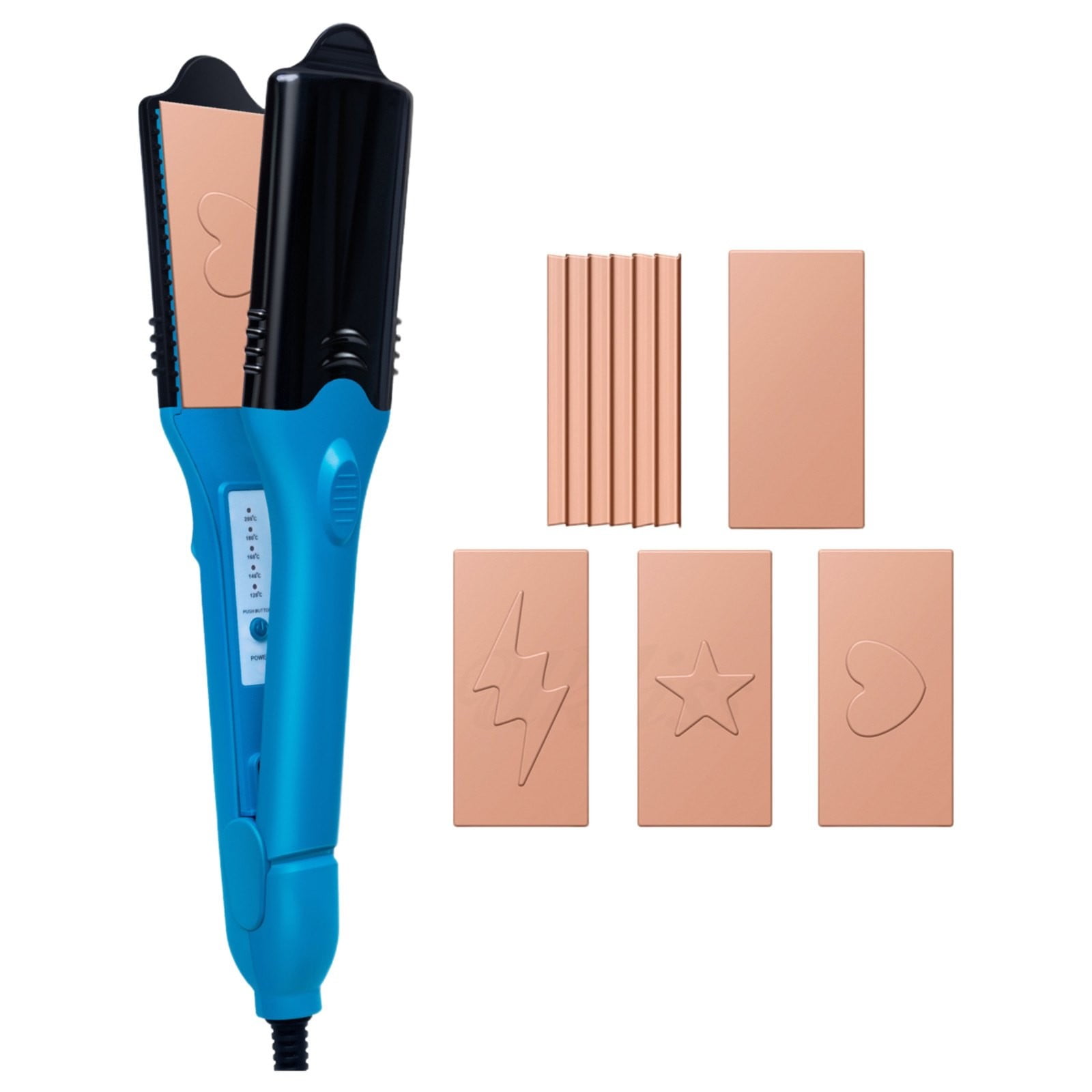 Click here for Midewhik Hair Crimper & 3d Hair Stamper With 5 Int... prices