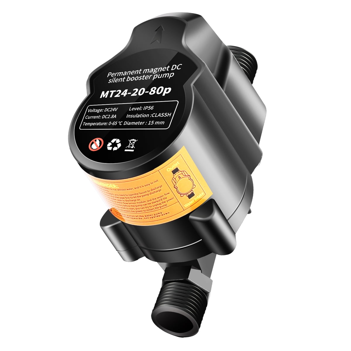 Mini Water Pump Booster Pump Brushless Water Pump DC24V Auto Pressure ...