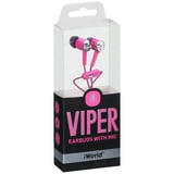 iWorld Viper Earbuds with Mic 1 pr Box - Walmart.com
