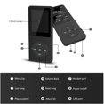 Bluetooth-compatible Mp3 Music Player Portable Mp4 Fm Radio External Ultra-thin Student Mp3 ...