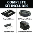 CrystalClear KoiAir 1, Complete Pond Aeration Kit, Water Garden ...