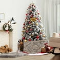 Costway Farmhouse-Style Wooden Christmas Tree Collar Box, 37'' Diameter ...