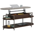 River Street Designs Modern Lift Top Coffee Table, Umber Wood Finish ...