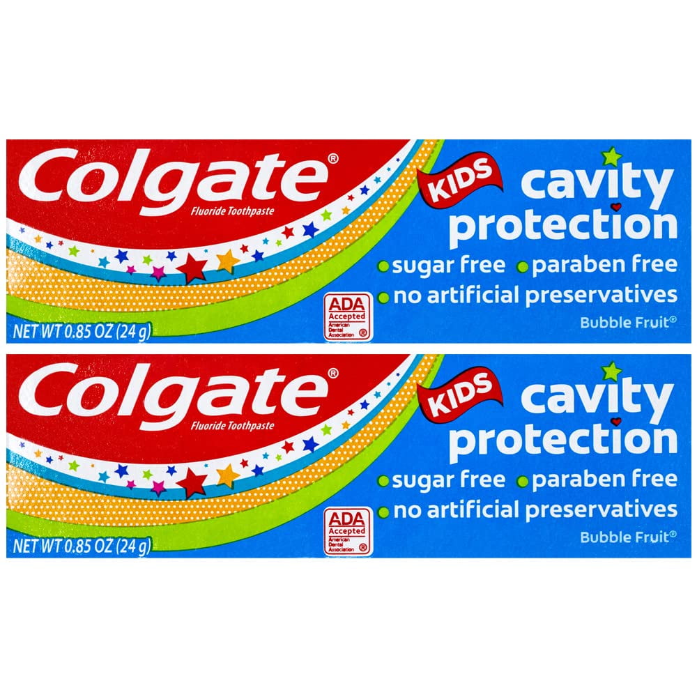 Colgate Kids Cavity Protection Fluoride Toothpaste, Bubble Fruit Flavor ...