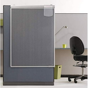 Quartet Premium Workstation Privacy Screen 38w x 64d Translucent Silver ...