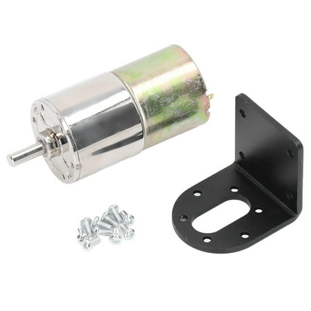 DC Worm Gear Motor Micro Brushed Self Locking Aluminum Alloy Industrial ...