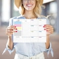 52Color Weekly Tearable Planners Pad For Efficient Time Management Goal ...