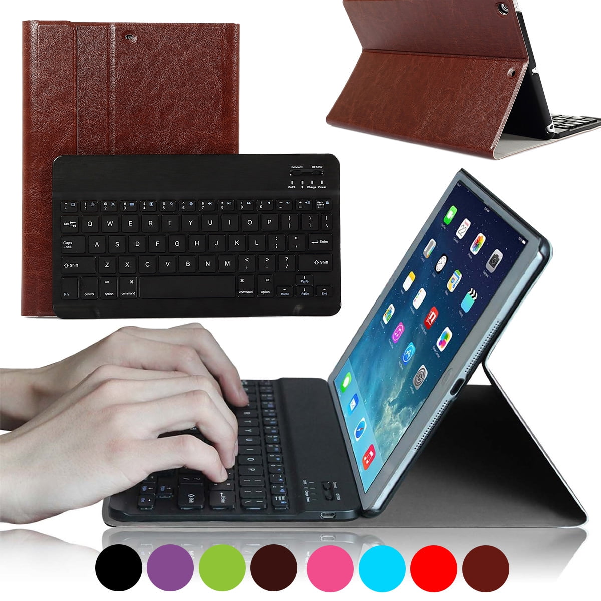 CoastaCloud Apple NEW iPad 2017 Wireless Bluetooth Keyboard 9.7 inch ...