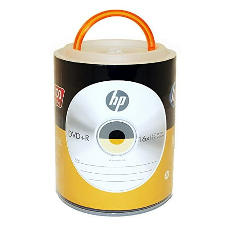 HP DVD+R 16X 4.7GB 100PK Spindle with Handle | Walmart Canada