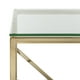 SAFAVIEH Namiko Modern Glam Console Table, Brass/Glass Top - Walmart.com