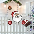 Christmas Ornaments Clearance!Giyblacko Christmas Fence Peeker Santa ...