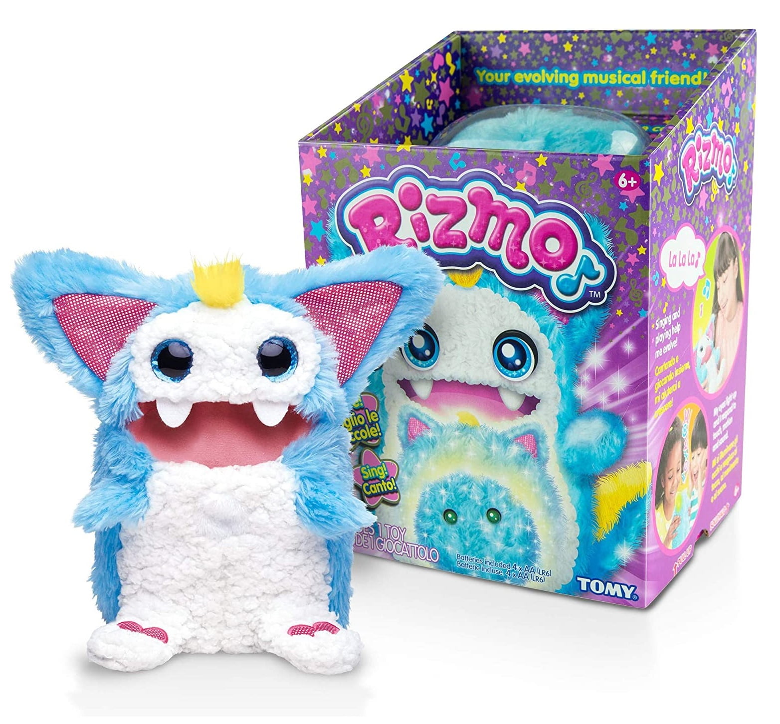 Tomy Rizmo Aqua Interactive Evolving Musical Plush Toy with Fun Games New in Box - Walmart.ca