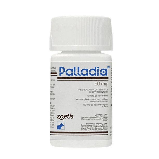 Palladia 50 mg 1 x 30 tabs Frasco 30 pastillas Linea ...