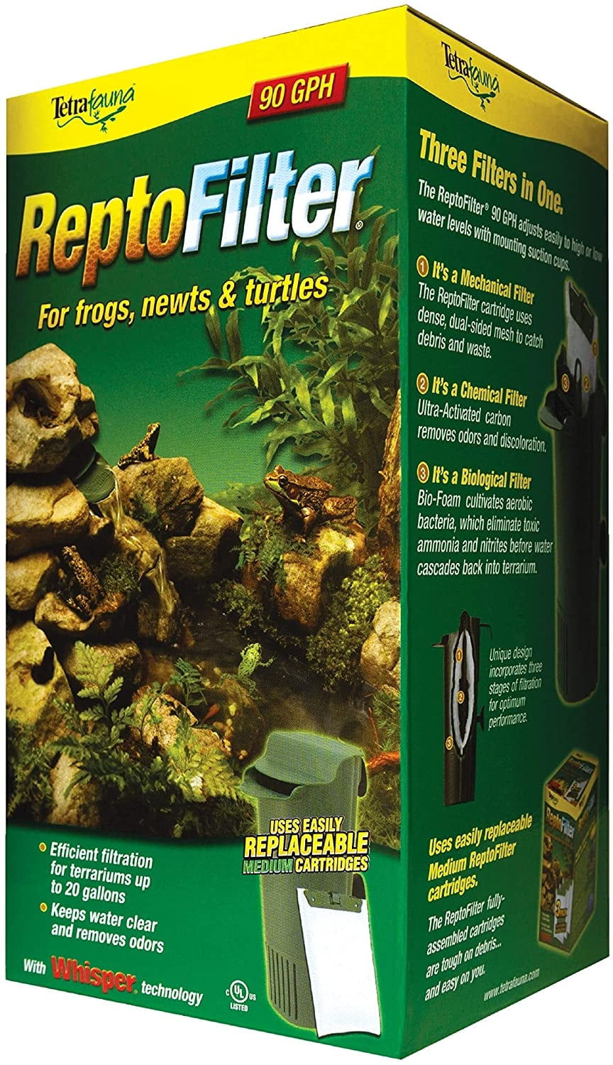 Tetra ReptoFilter, filtracion de terrario, mantiene el agua Tetra Tetra ...