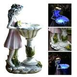 Large Resin Garden Statue Art with LED Light, Ideal for Outdoor Decor ...