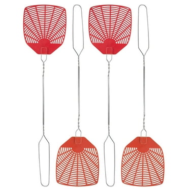 Enoz Fly Swatter, Wire Handled Plastic Fly Swatter, Assorted Colors, 2 ...