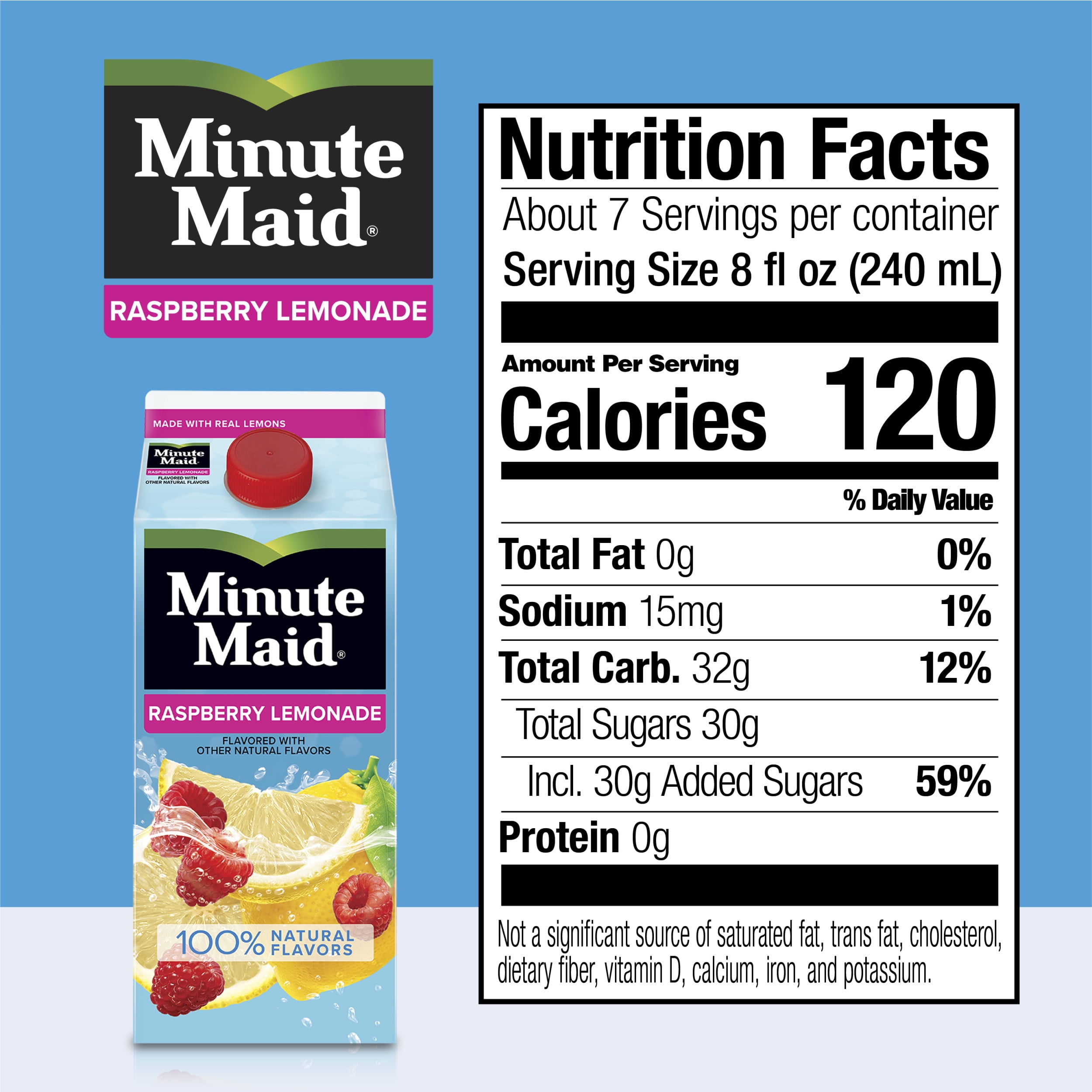 Minute Maid Pink Lemonade Nutritional Information | Besto Blog