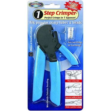 Beadsmith Magical Crimper Tool for Jewelry Making, Transforms 2mm Tubes ...