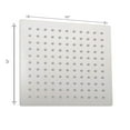 DROP Bath and Kitchen 12" x 12" Square Rainfall Shower Head in Chrome ...