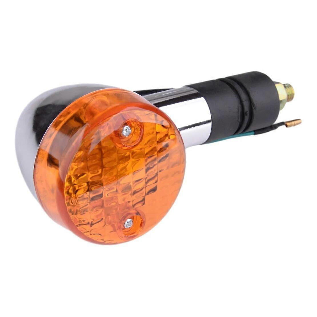 Waterproof 2Pcs Motorcycle Turn Signal Blinker Indicator Lights 2 Wires ...