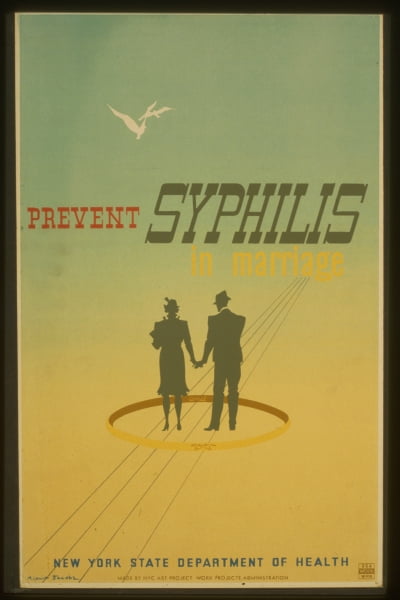Print: Prevent Syphilis In Marriage, circa 1936 - Walmart.com