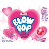 Charms Candy - Blue Razz Berry Blow Pop Lollipops - Walmart.com
