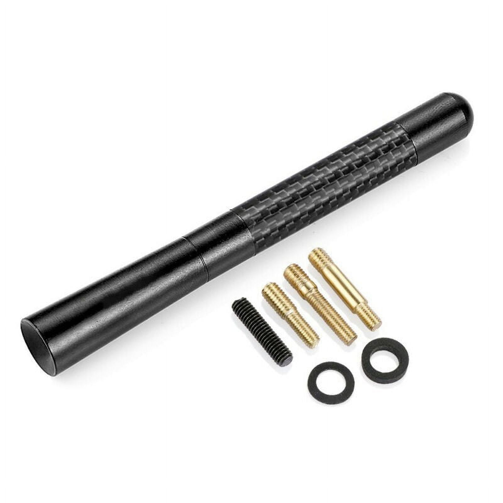 Click here for Myg Black Carbon Fiber Style Stubby Antenna Am/Fm... prices