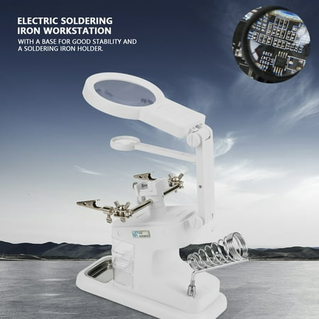 Soldering Iron Station With Loupe, Soldering Iron Workstation 3 Mini ...