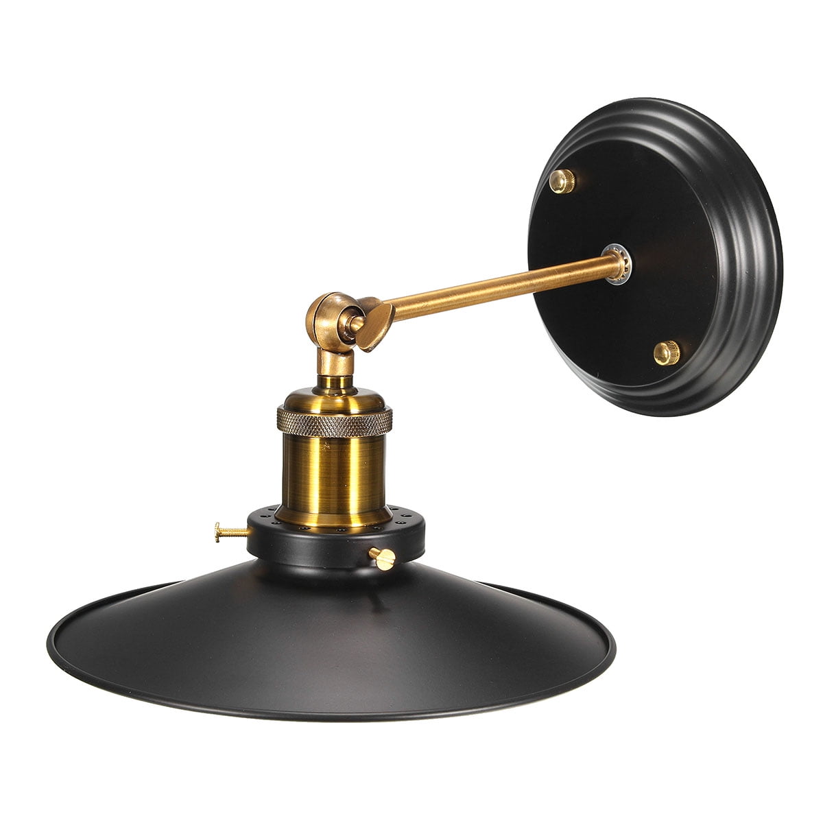 Industrial Adjustable Swing Arm Ceiling Light Sconce Wall Lamp Fixture ...