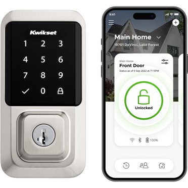 Kwikset Halo Wi-Fi Smart Lock with Touch Keypad, Keyless Entry ...