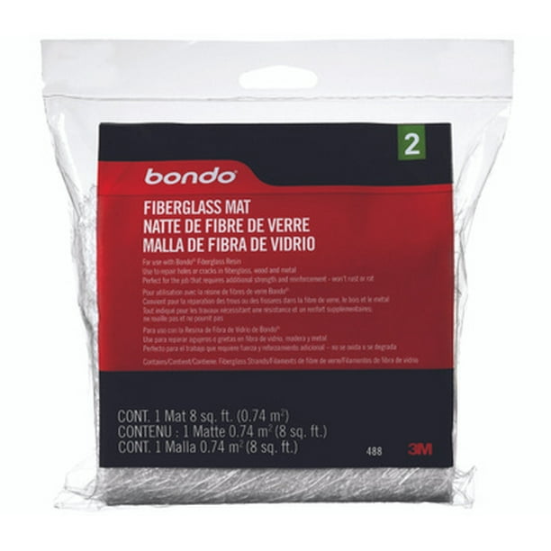 3M 488 Bondo Soft 8 Square Foot Fiberglass Mat - Walmart.com
