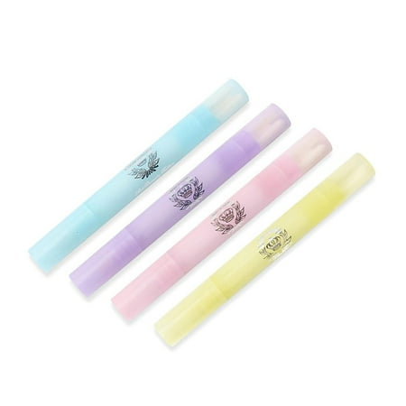 Justharion 4 Pieces Remover Pen Nail Polish Removal Multicolored ...