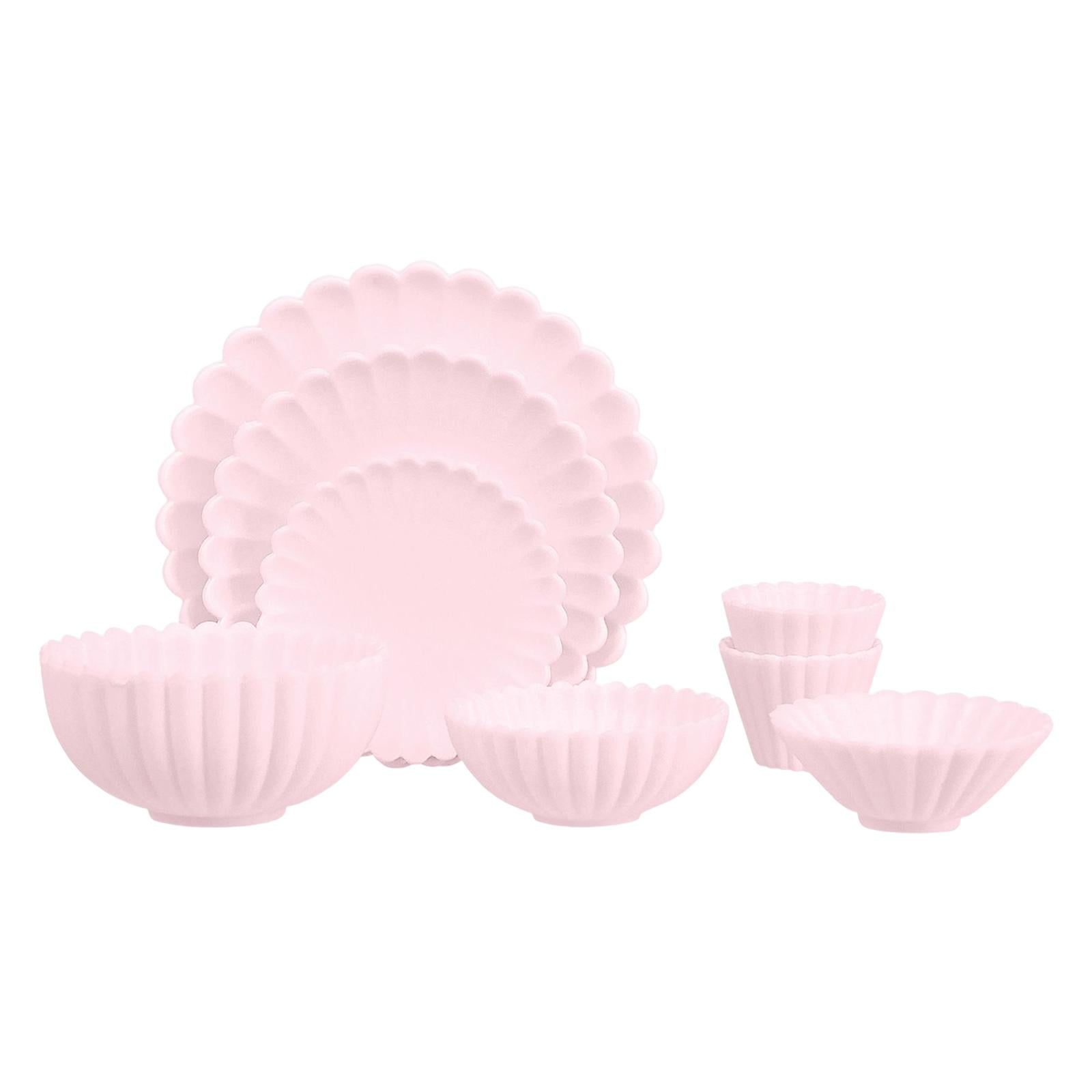 Miniature Dollhouse Kitchen Accessories 1 6 Scale Dish Bowl Cups Set ...
