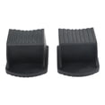 2Pcs 70x50mm Fitness Equipment Rectangle End Cap Rubber Gym Floor ...