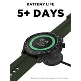 iTech Bold 3 Unisex Adult Smart Watch, Dark Green, Silicone Strap ...