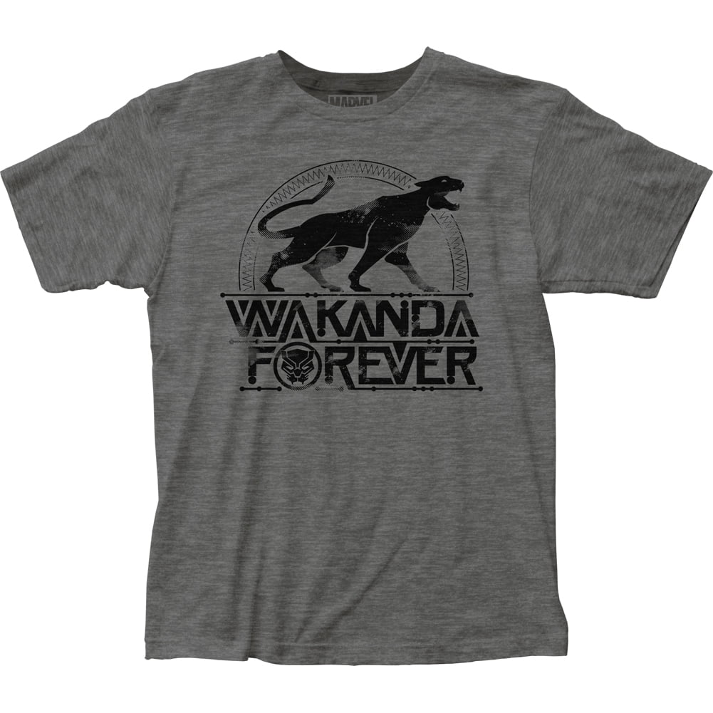 Black Panther Wakanda Forever Fitted T-Shirt - Walmart.com