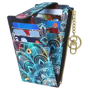 Badiya Credit Card Holder for Women RFID Blocking Slim Wallet Bifold ...