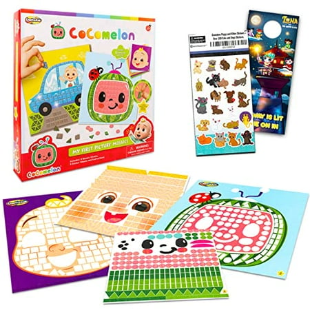cocomelon craft Bundle - cocomelon My First Picture Mosaics Set with 9 ...